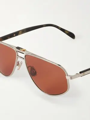 Brunello Cucinelli Aviator-style Titanium Sunglasses