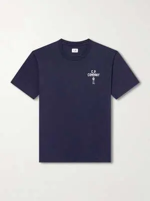 C.P. COMPANY Logo-print Cotton-jersey T-shirt