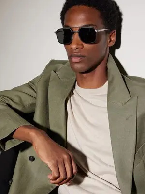 Cartier Square-frame Sunglasses - Silver