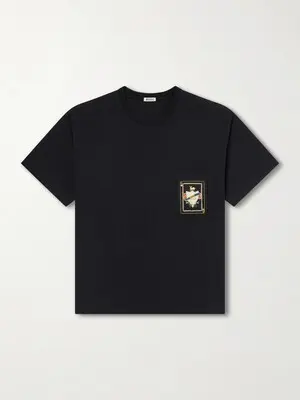 Men's Black Logo T-shirts