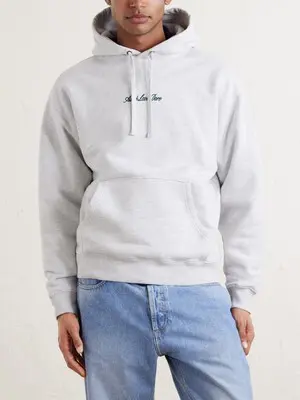 Aimé Leon Dore Logo-embroidered Cotton-jersey Hoodie