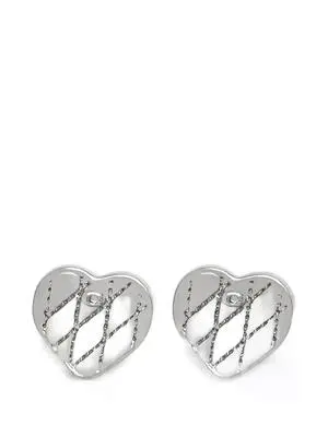 COACH Heart Stud Earrings