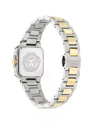 Versace Greca Edge 30mm Watch - Silver