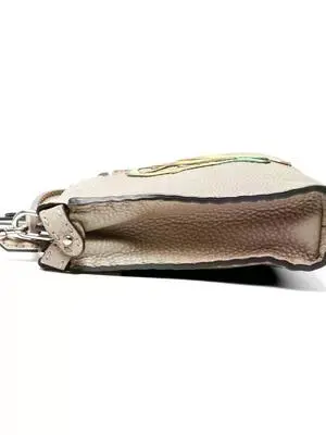 Fendi 2018 Peekaboo Leather Tote Bag