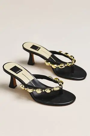 Dolce Vita Daksie Embellished Kitten Heel Sandals