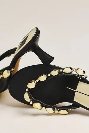 Dolce Vita Daksie Embellished Kitten Heel Sandals