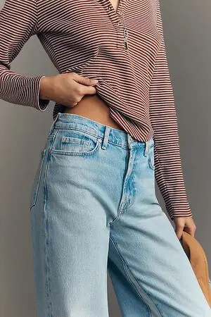 7 For All Mankind Lotta High-rise Wide-leg Jeans - Medium Denim