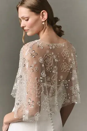 GEISHA DESIGNS Deco Embellished Cape