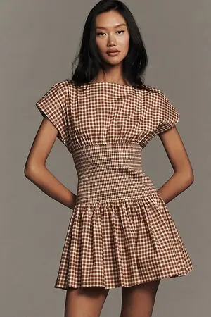 Avec Les Filles Waisted Mini Dress