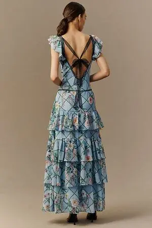 Bhldn Tiered Maxi Dress