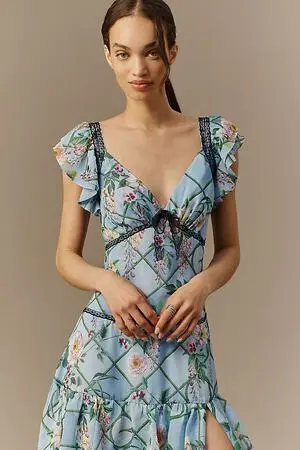 Bhldn Tiered Maxi Dress