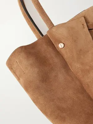 Gabriela Hearst Marija Small Suede Tote - Brown