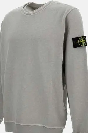 Stone Island Cotton Crewneck Sweatshirt - Grey