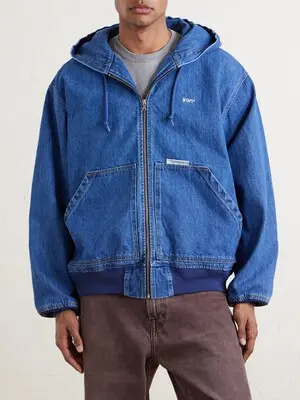 WTAPS D00m Denim Hooded Jacket - Blue