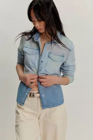 Women's Snap Front Denim Shirts