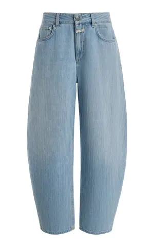 CLOSED CLOSED Jazzie Rigid Barrel-Leg Jeans