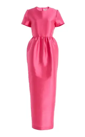 Pink Silk Blend Cocktail Dresses