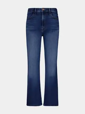 MOTHER The Hustler Ankle Bootcut Jeans - Blue