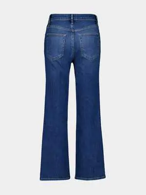 FRAME Foxley Super The Reboot Crop Bootcut Jeans - Blue