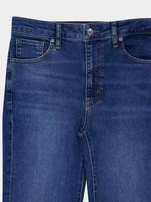 FRAME Foxley Super The Reboot Crop Bootcut Jeans - Blue