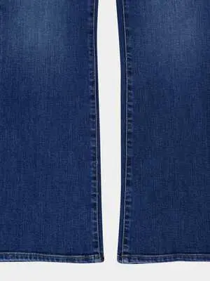 FRAME Foxley Super The Reboot Crop Bootcut Jeans - Blue