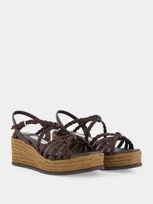 JIMMY CHOO Nyra 60 Wedge Sandals