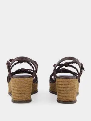 JIMMY CHOO Nyra 60 Wedge Sandals