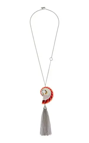 JULIETTA Melia Rhodium-plated Necklace - Silver