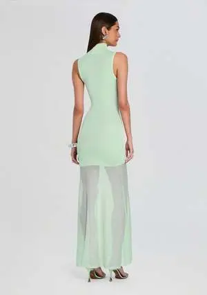 SEROYA Amine Knit Maxi Dress