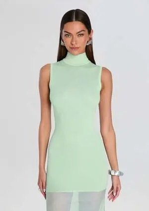 SEROYA Amine Knit Maxi Dress - Spearmint
