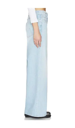 MOTHER The Ditcher Roller Zip Skimp Jeans - Blue