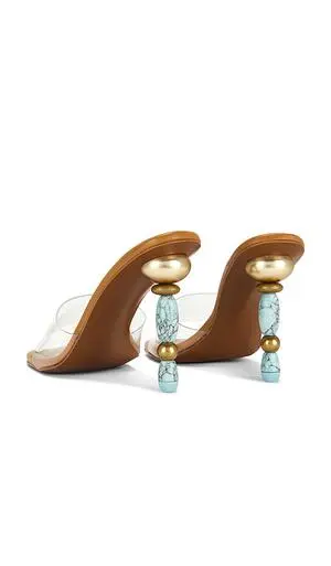 Cult Gaia Mahina Stiletto Sandal - Teal