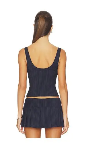 I.AM.GIA Corset Top With Lace Trim