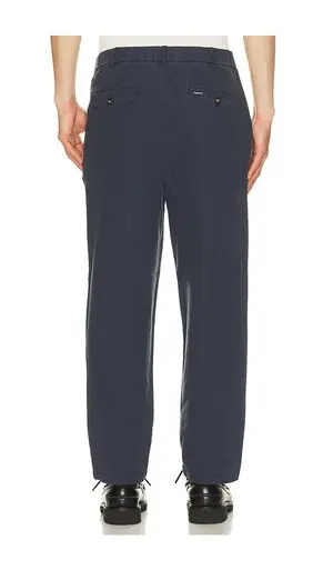 Barbour Cotton Linen Relaxed Trousers - Blue