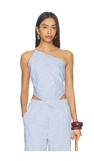 Line & Dot Sleeveless Blouses