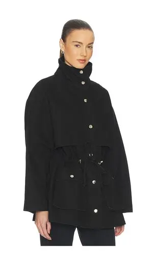 HELSA Garment Washed Utility Jacket - Black