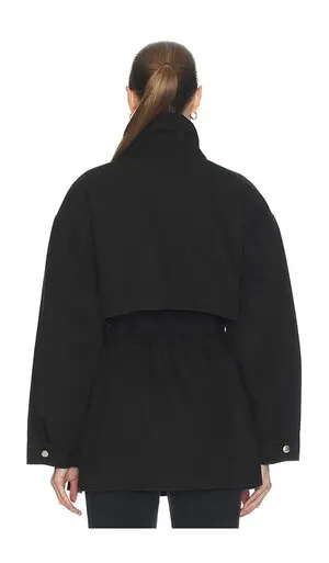 HELSA Garment Washed Utility Jacket - Black