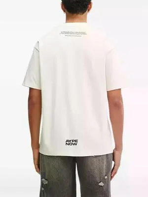 AAPE BY *A BATHING APE Logo Crew Neck T-shirt