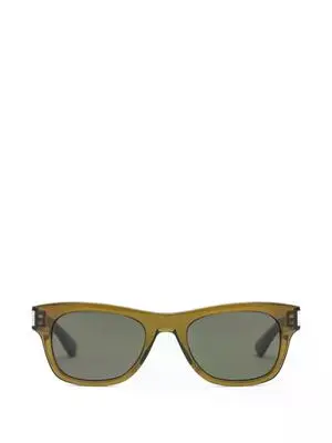 Saint Laurent Sl 877 Square-frame Sunglasses - Brown