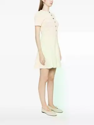 Sandro Floral Print Knit Mini Dress