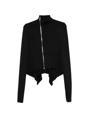 Rick Owens Asymmetric Zip-up Jacket