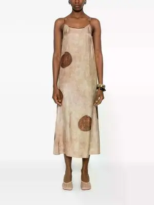 UMA WANG Anaya Dotted Midi Dress
