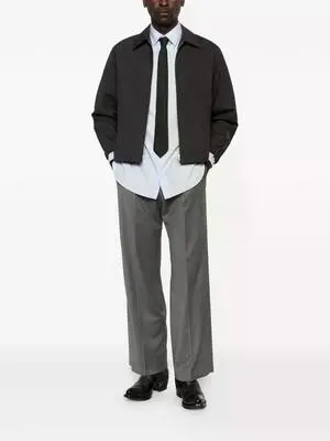 SUNFLOWER Pinstripe Pleated Trousers