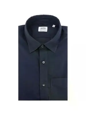 Aspesi Half-button Shirt - Blue