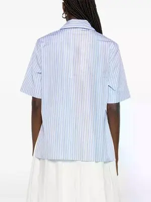 Plan C Striped Button-down Shirt