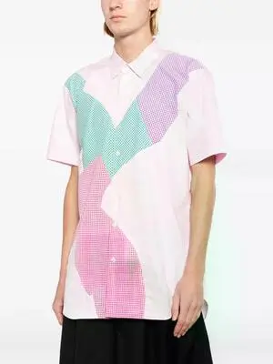 Comme Des Garçons Patchwork Short-sleeve Shirt