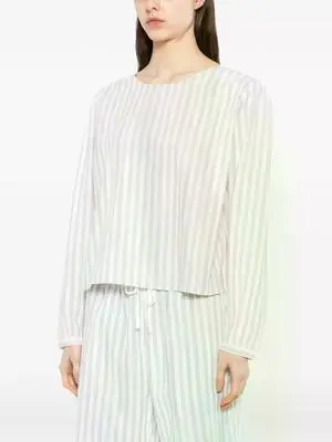 CARE BY ME Striped Blouse