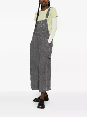 R13 Button Bib Overall - Grey