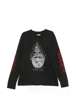 GALLERY DEPT. Graphic-print Long-sleeved T-shirt