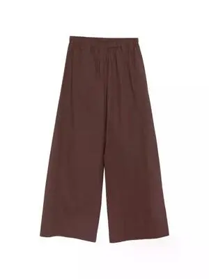 Antonelli Firenze Wide Leg Trousers - Brown